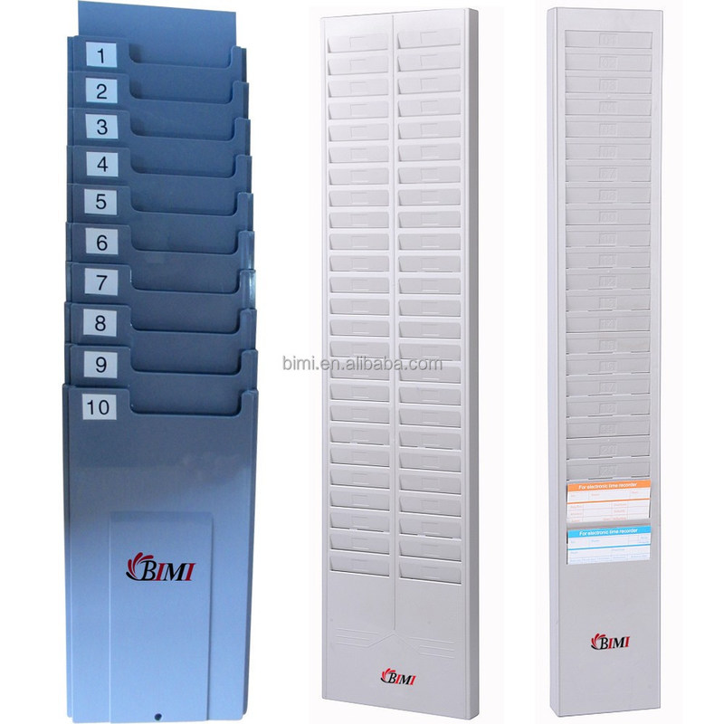 Grey or White ABS Time Card Holder for TS10 Time Recorder Time ...